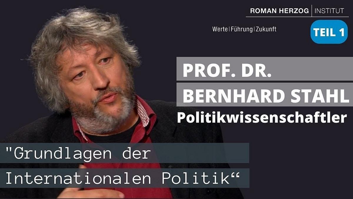 Bernhard Stahl im Interview mit dem Roman Herzog Institut • Universität ...